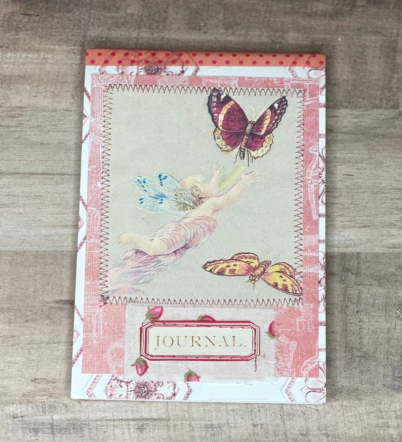 Cute Angel Valentines Notepad Memo Journal Pad Handmade - Etsy
