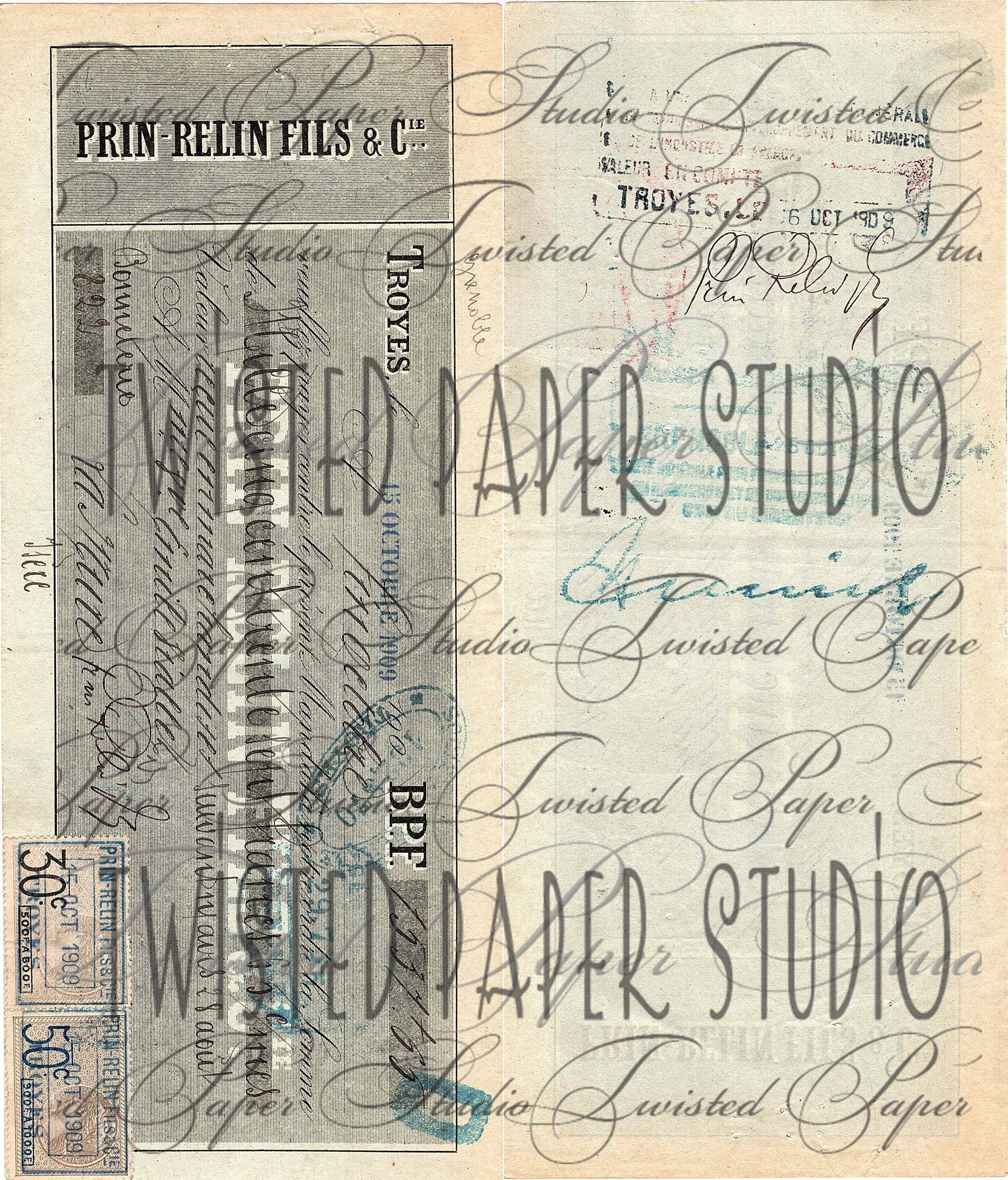 Antique French Check Assorted Images Front and Back - Etsy