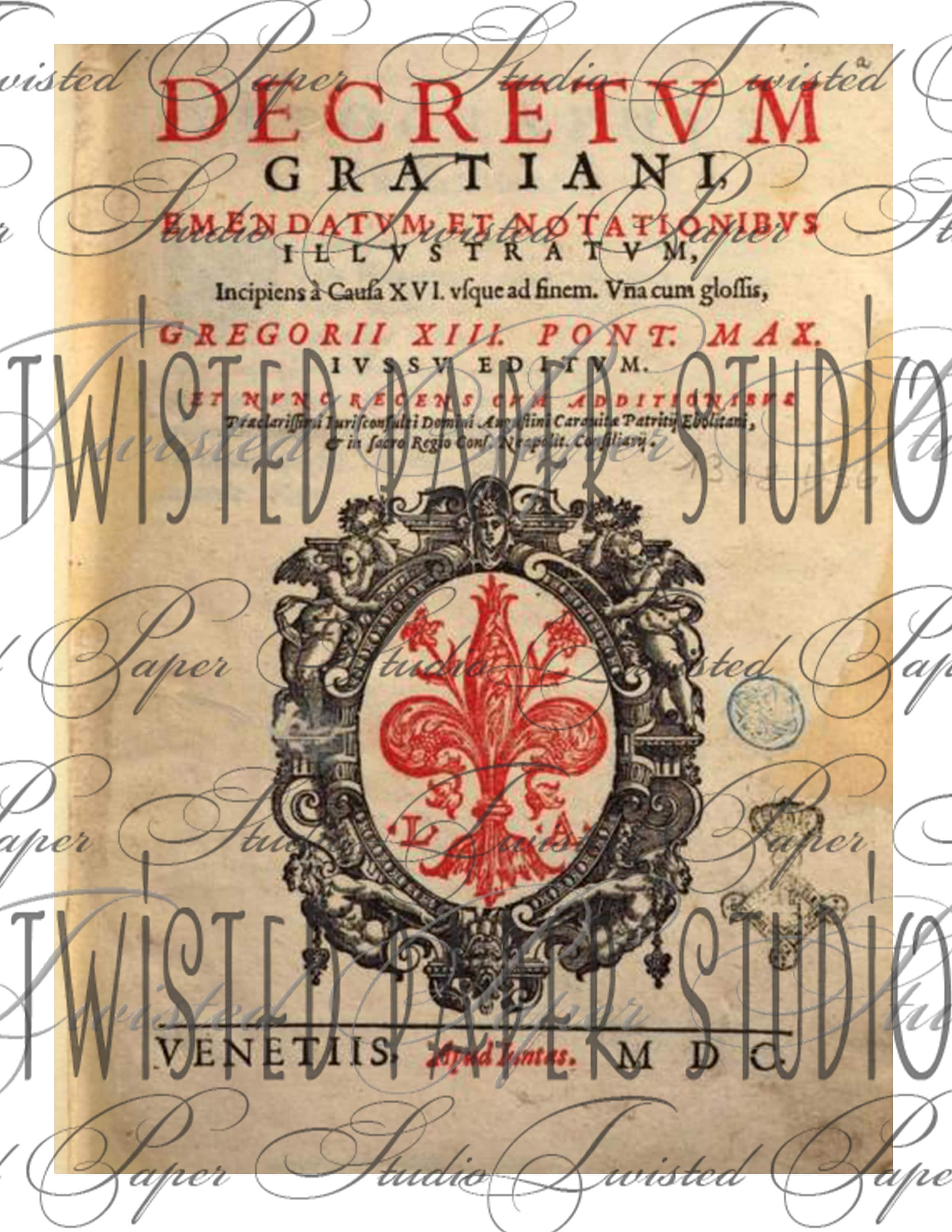 Antique Book Pages 16th Century Through 18th Century - Etsy