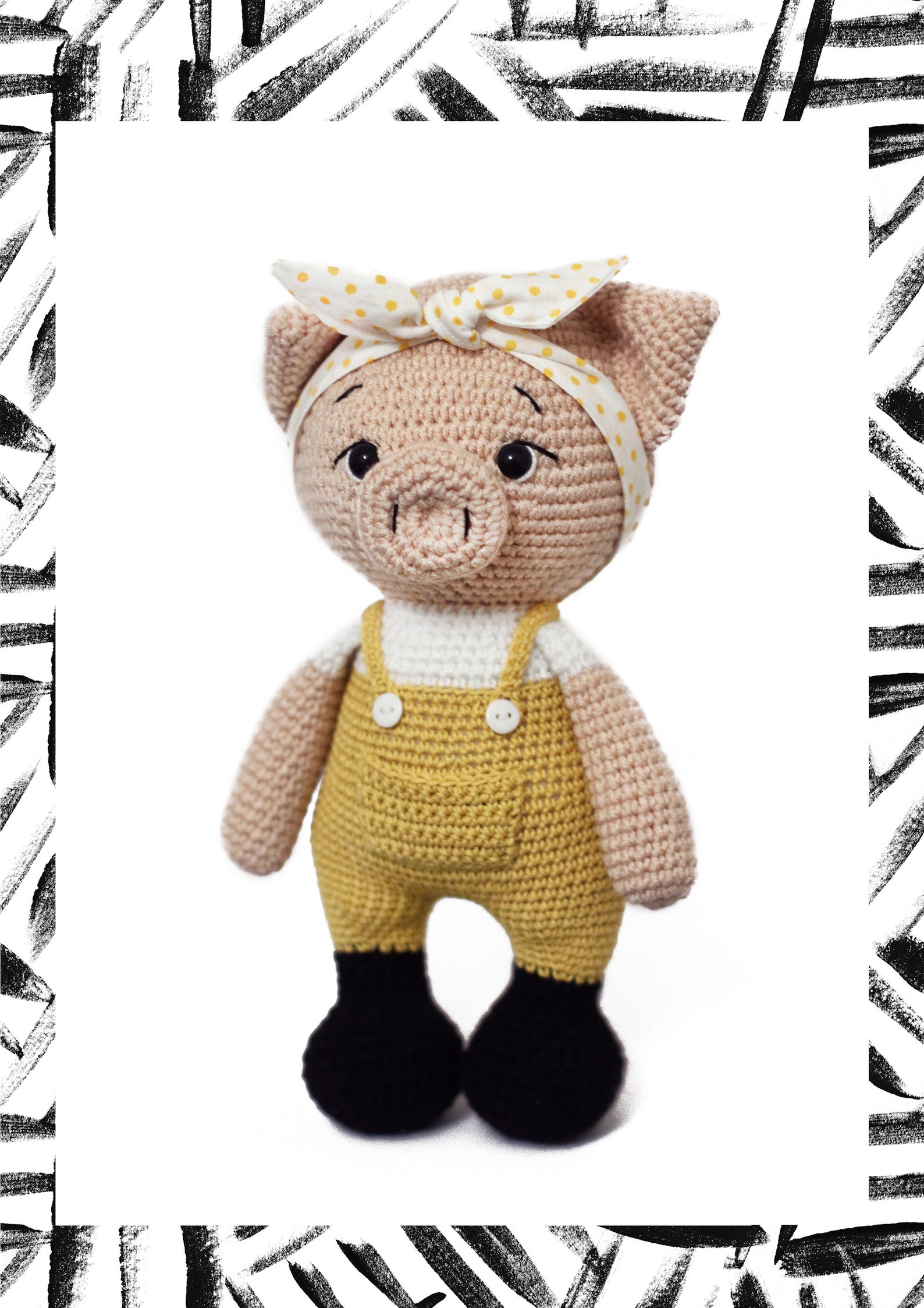PATTERN: Ruby the Pig - Etsy