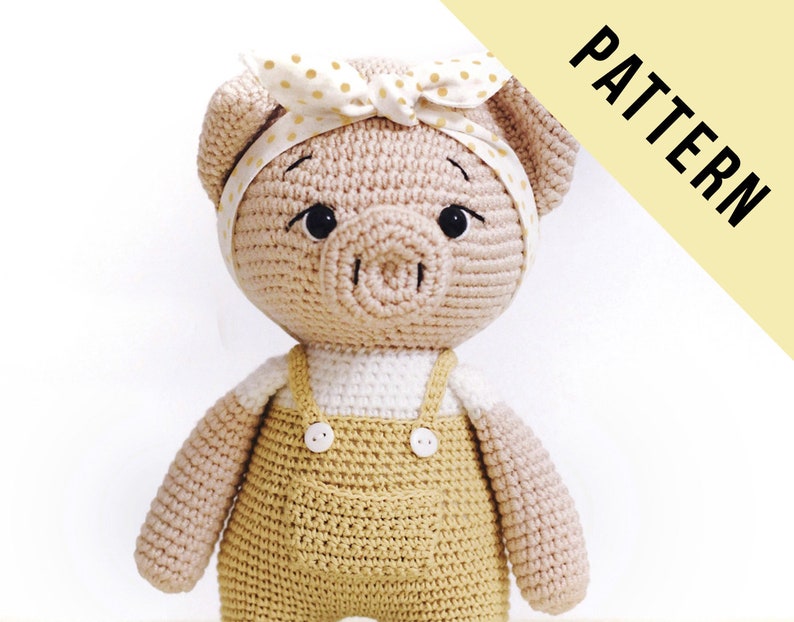 PATTERN: Ruby the Pig - Etsy