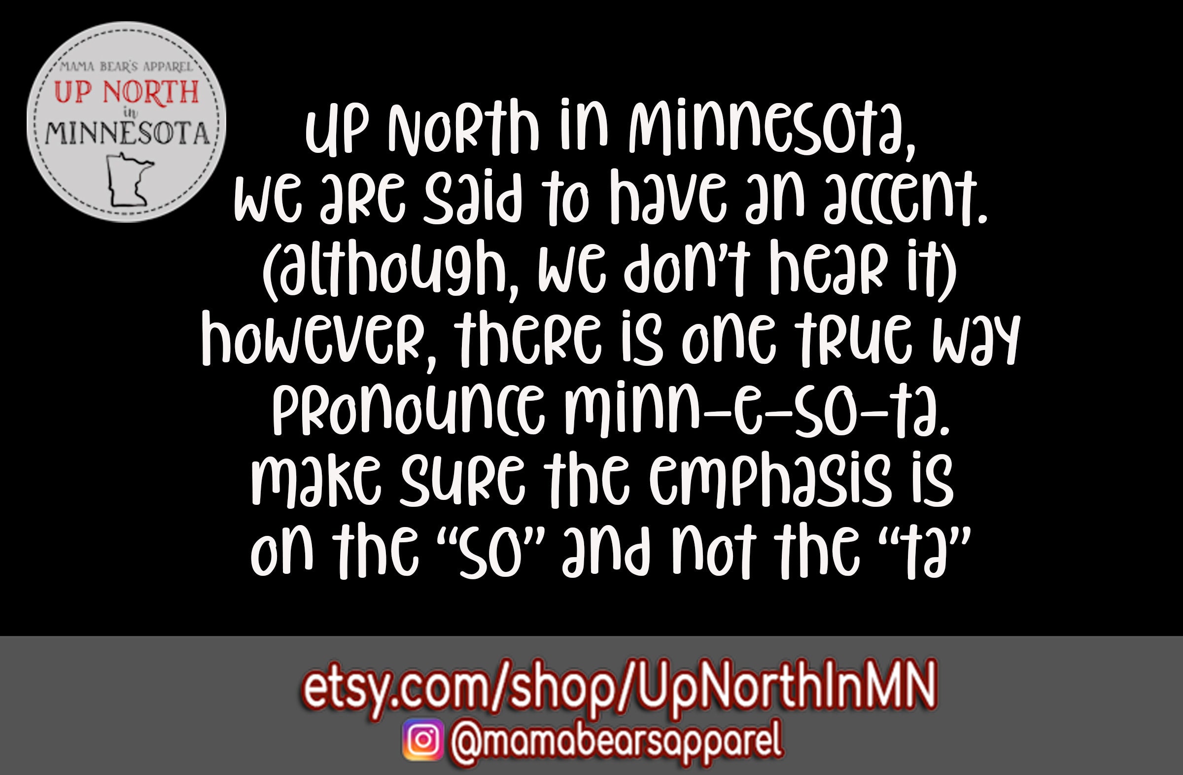 Minnesota Pronunciation T-shirt, Unisex, Funny Minnesota Gift - Etsy