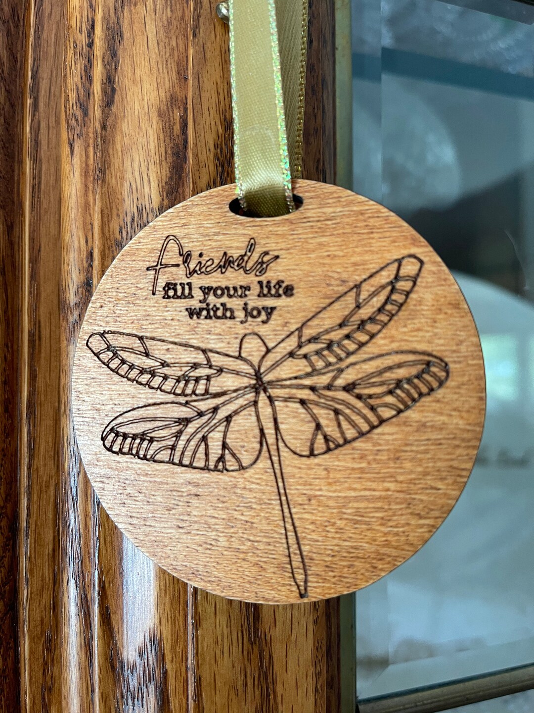 Wooden Dragonfly Friendship Gift - Friends Fill Your Life With Joy ...
