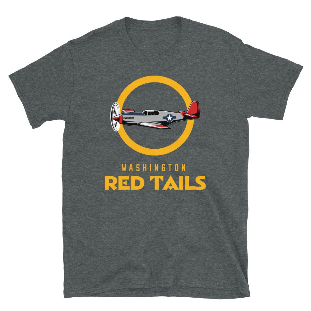 WW2 Military Pilots Black History Washington Red Tails Short-sleeve ...