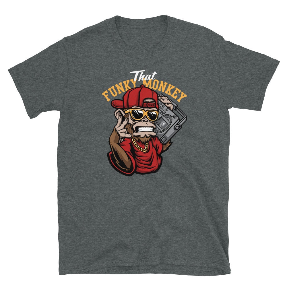 Pop Culture Retro 80s Classic Hip Hop That Funky Monkey Short-sleeve ...