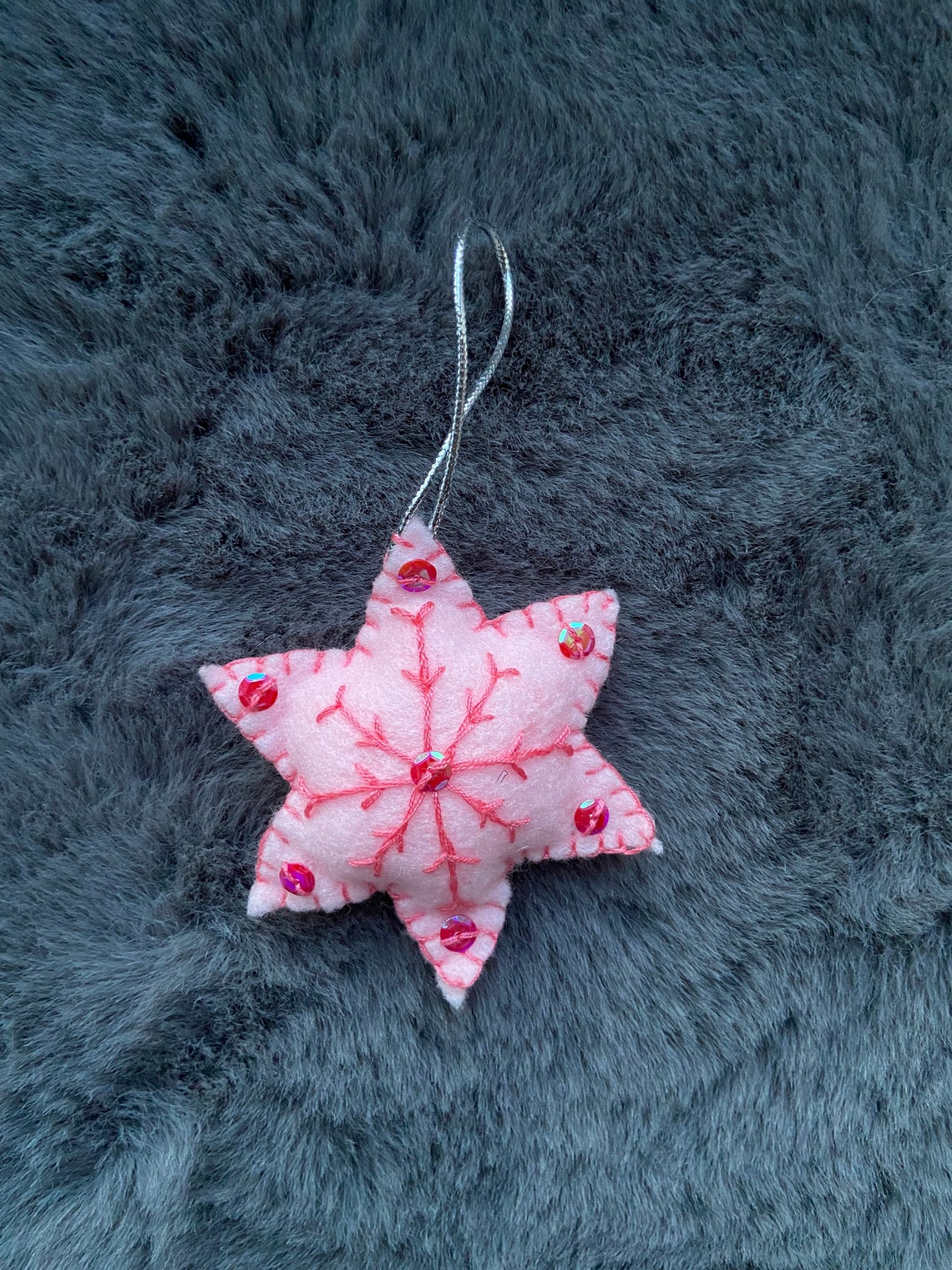 Set of 3 Hanging Felt Decorations - Etsy