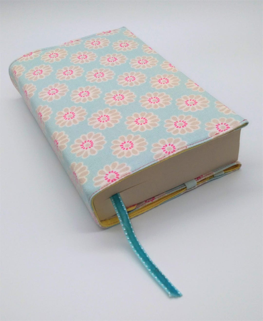 Floral Book Cover, Floral Book Protector, Floral Adjustable Book Cover ...