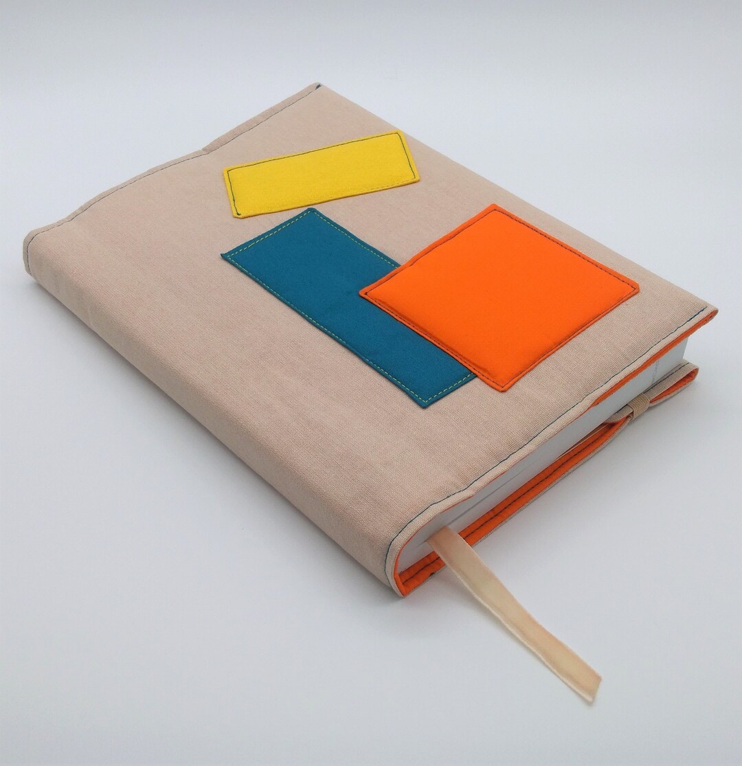 Handmade Book Cover Padded Book Cover Book Protector Jacket Fabric Book ...