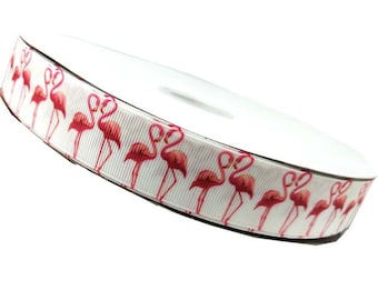 Flamingo ribbon | Etsy