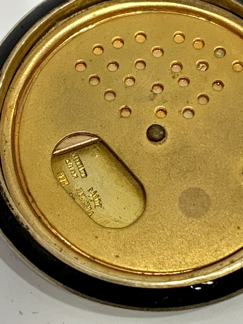 Antique Powder Compact Box. Black Enamel Powder Box. Victorian - Etsy