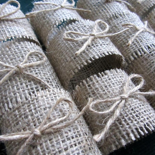 Burlap Napkin Rings - Etsy