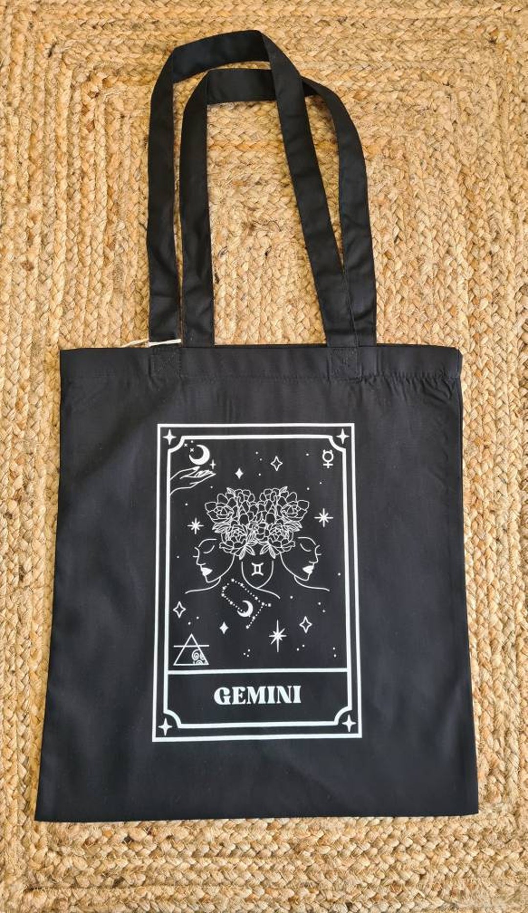 CLEARANCE Zodiac Tote Bag Heavyweight Zodiac Tote Starsign Tote Gift ...