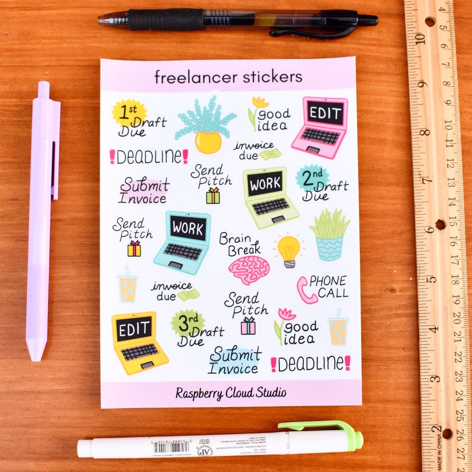 Freelancer Sticker Sheet Gifts for Writers & Journalists - Etsy