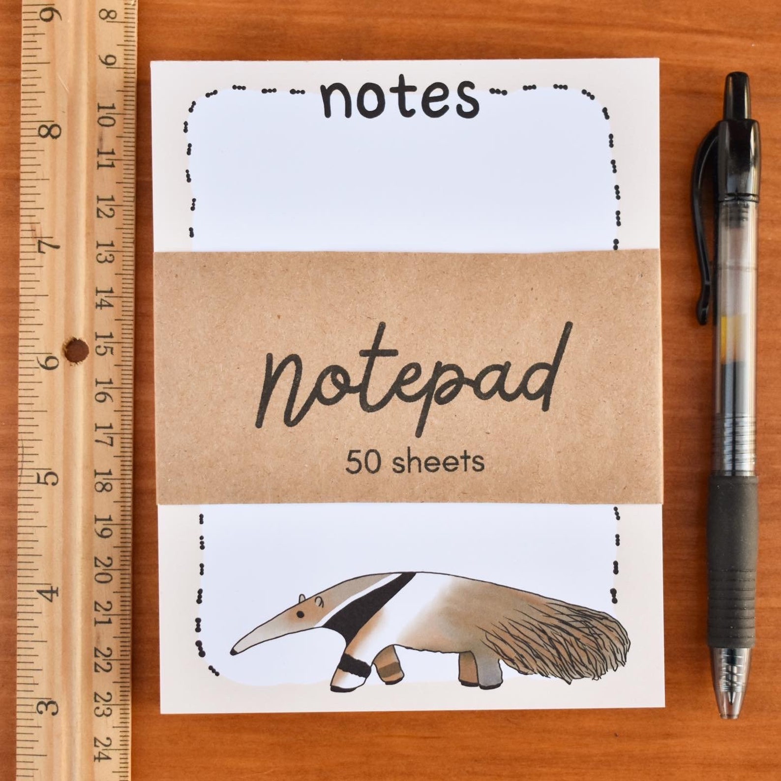Anteater Notepad Anteater Gift Stationery Paper Pad 50 - Etsy