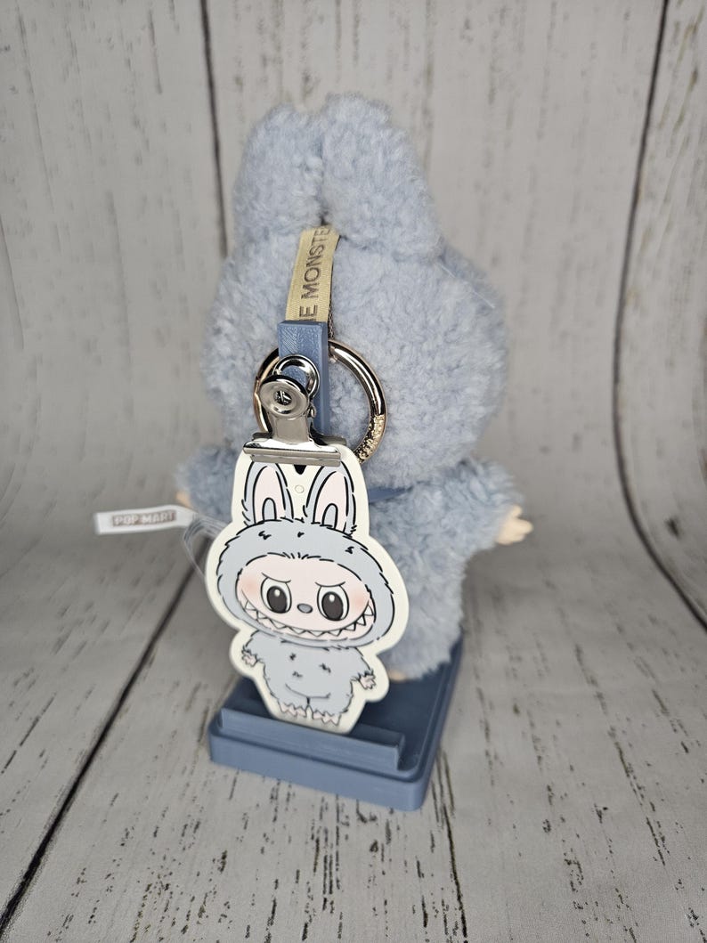 Custom Labubu Display Stand: Personalized Name, Card Holder & Pendant ...
