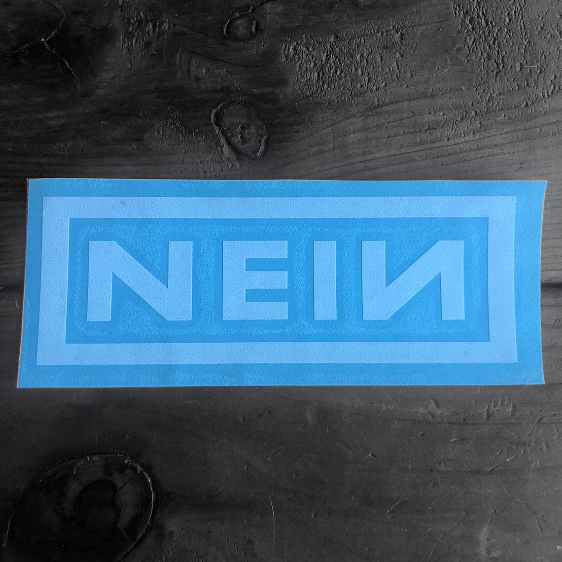 NEIN Vinyl Window Decal - Etsy