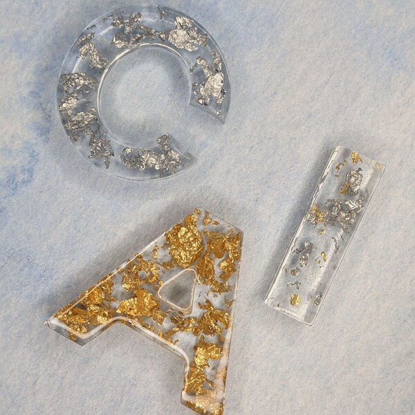 Gold Flake Resin - Etsy