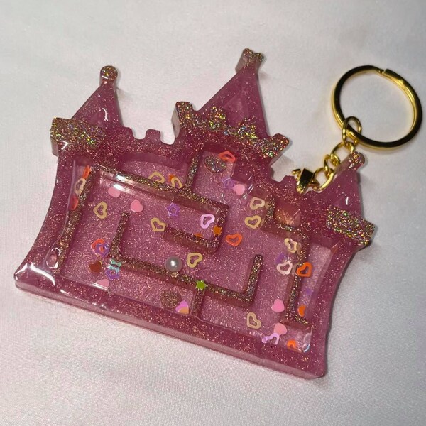 Resin Maze Keychain - Etsy