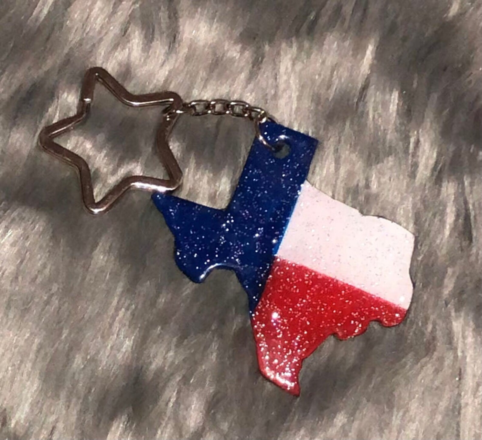 Texas Keychain Texas Pride Resin Keyring Texas State Flag - Etsy