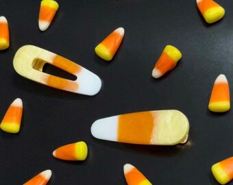 Candy Corn Hair Clip - Etsy