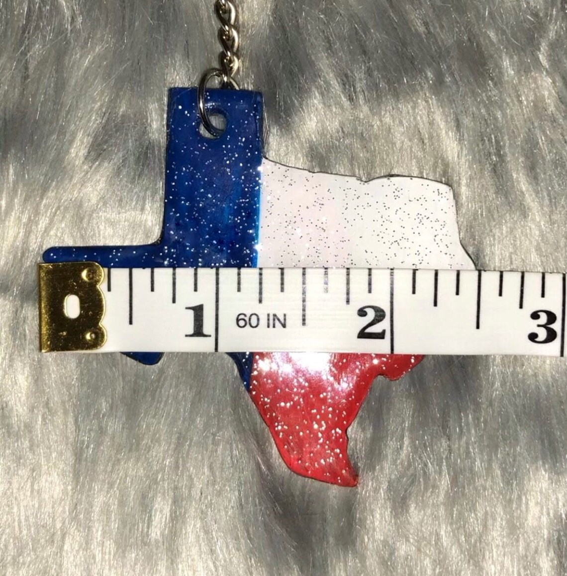 Texas Keychain Texas Pride Resin Keyring Texas State Flag | Etsy