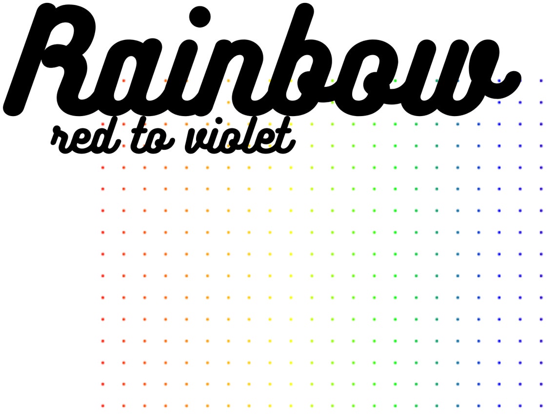 Rainbow Bullet Journal Paper Printable Dot Grid Rainbow - Etsy