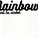 Rainbow Bullet Journal Paper Printable Dot Grid Rainbow - Etsy