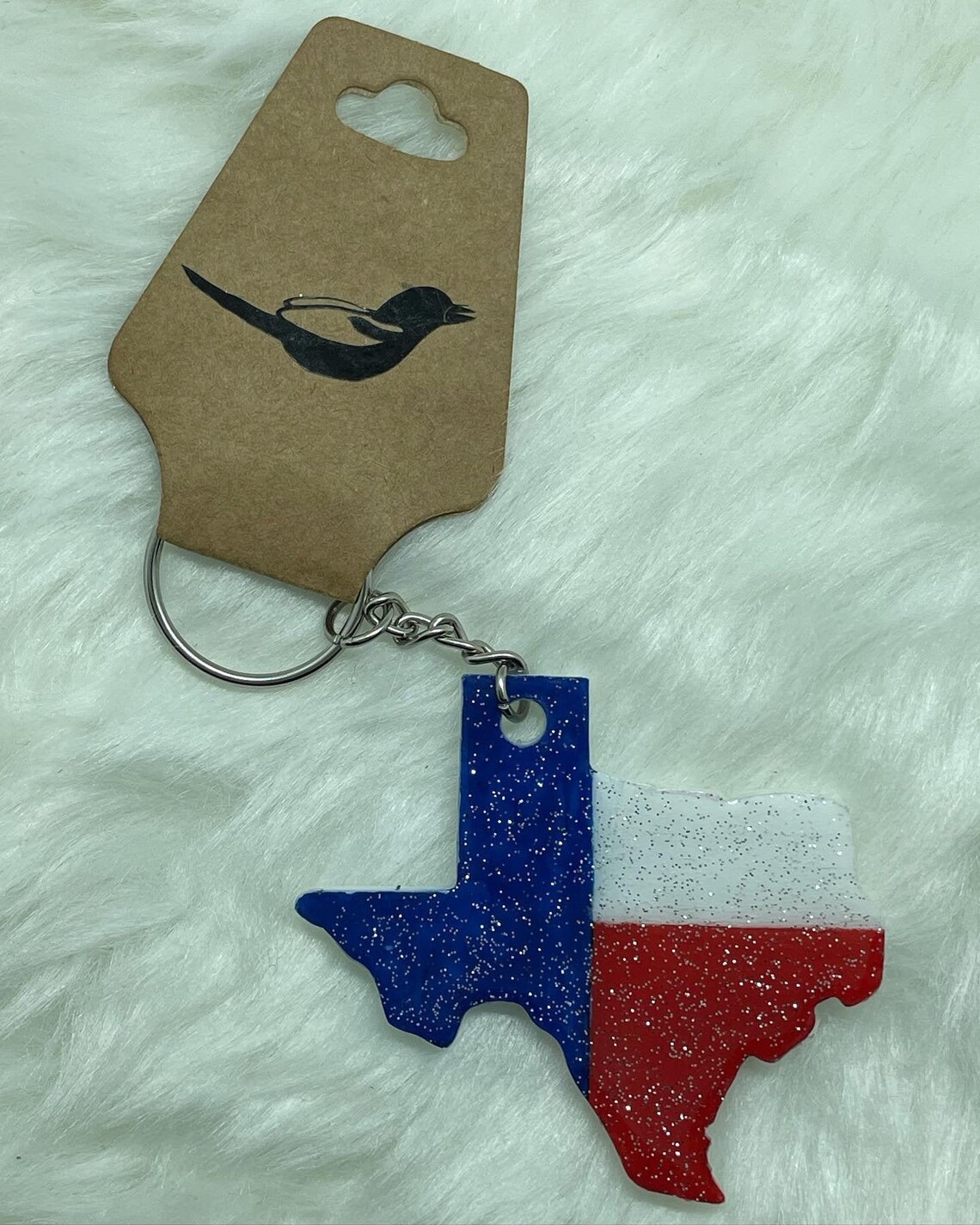Texas Keychain Texas Pride Resin Keyring Texas State Flag | Etsy