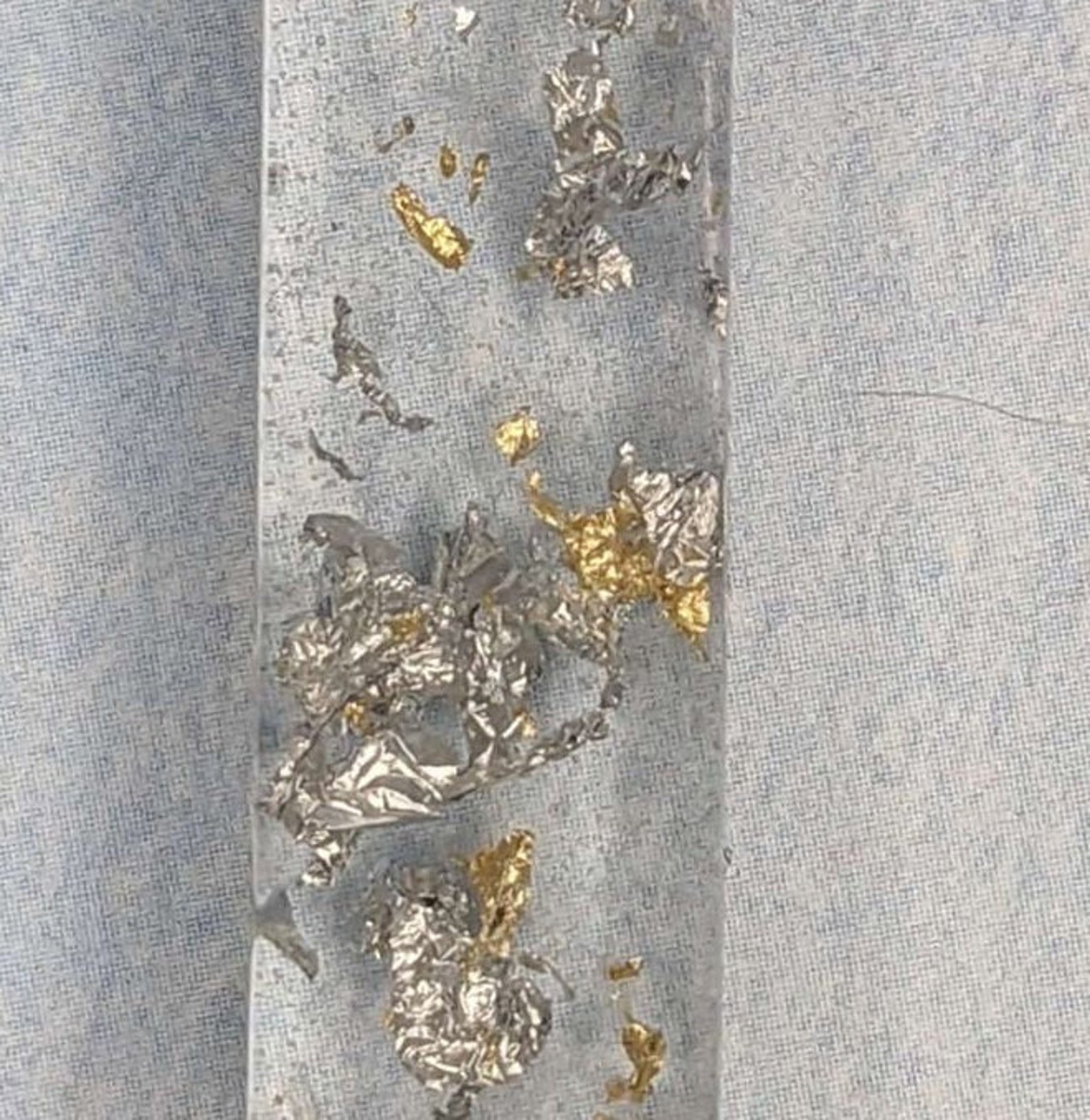 Letter Resin Foil Flake Keychain Custom Personalized Initial Letter Key ...