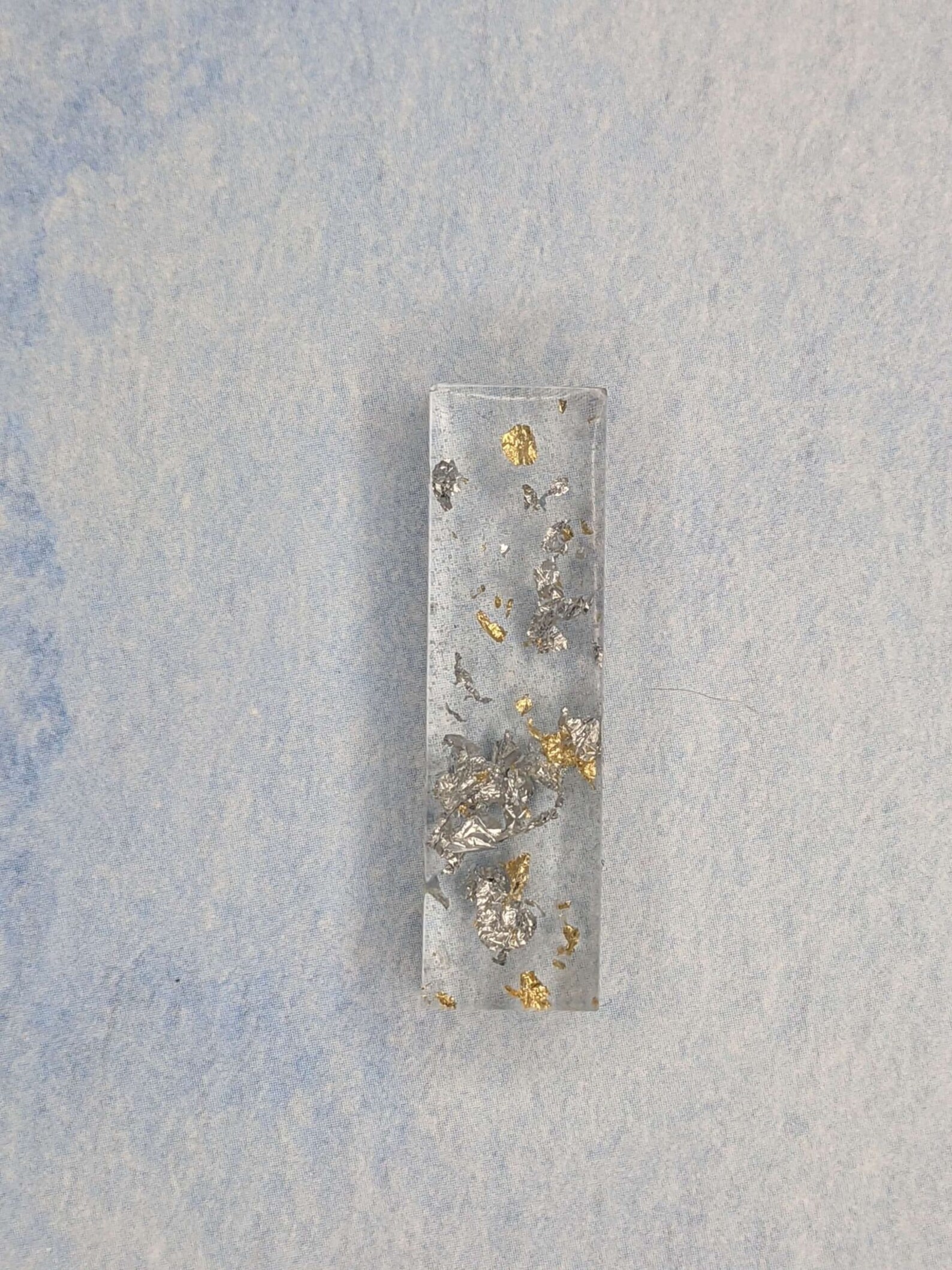 Letter Resin Foil Flake Keychain Custom Personalized Initial Letter Key ...