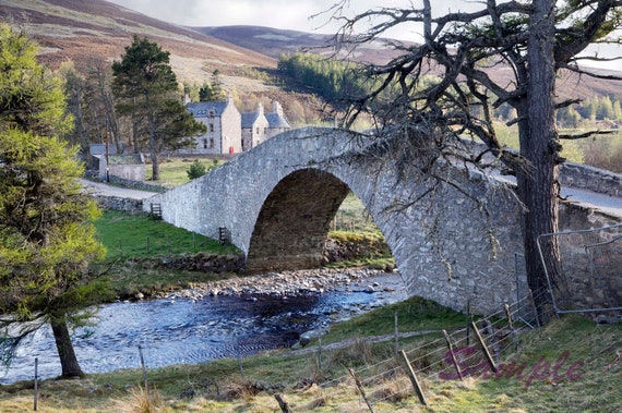 Scottish Highlands Bridge Scotland High Quality Photo Print | Etsy