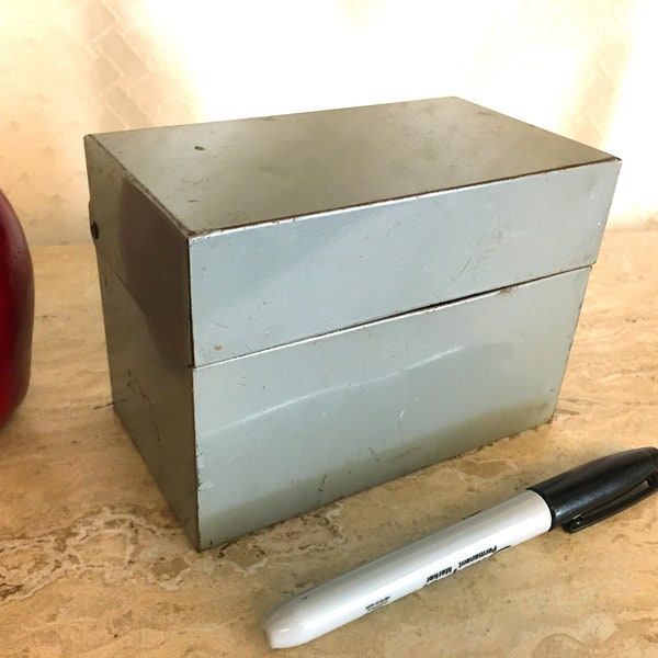 Vintage Recipe Box - Etsy