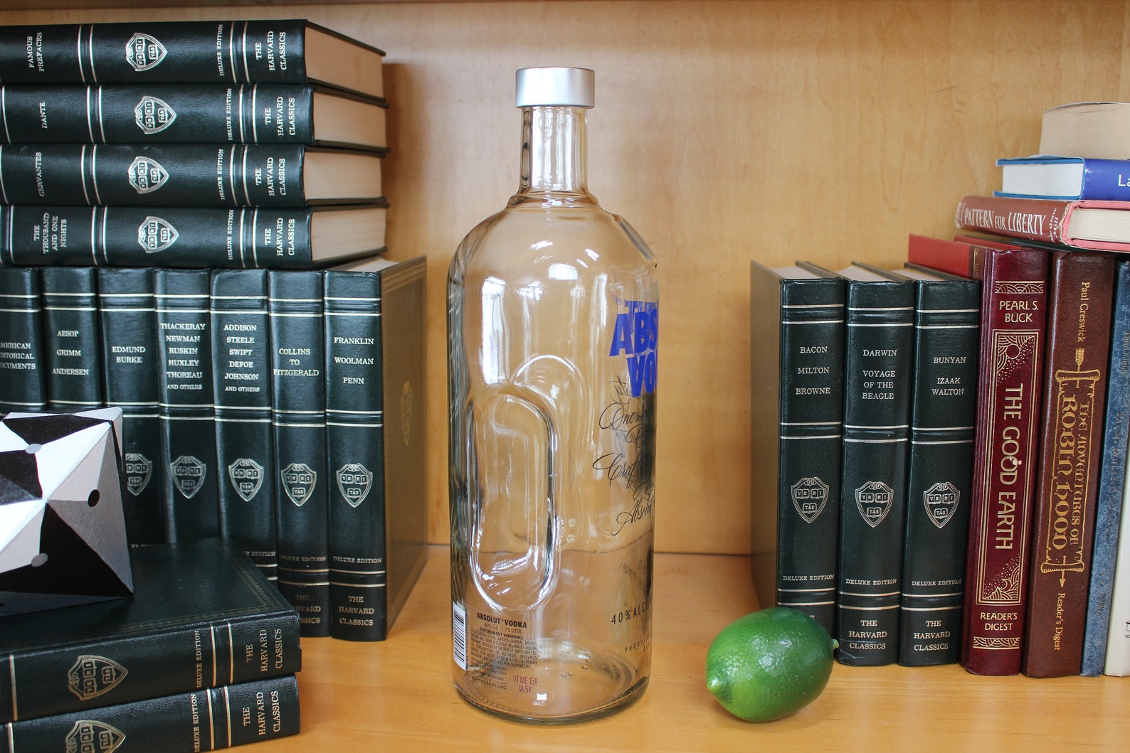 ONE 1 EMPTY 1750 Ml 1.75 L Absolut Vodka Bottle With - Etsy