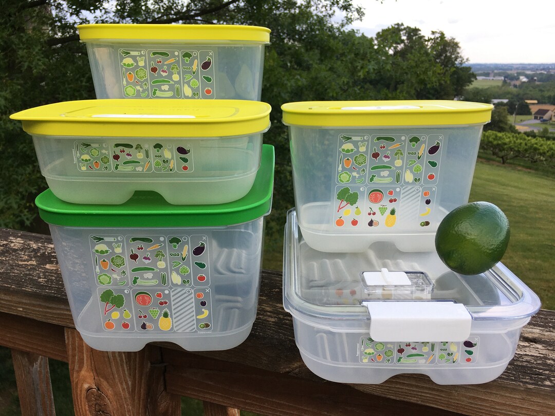 LIKE NEW! Tupperware Fridgesmart Containers; Set of 5 (with Lids ...
