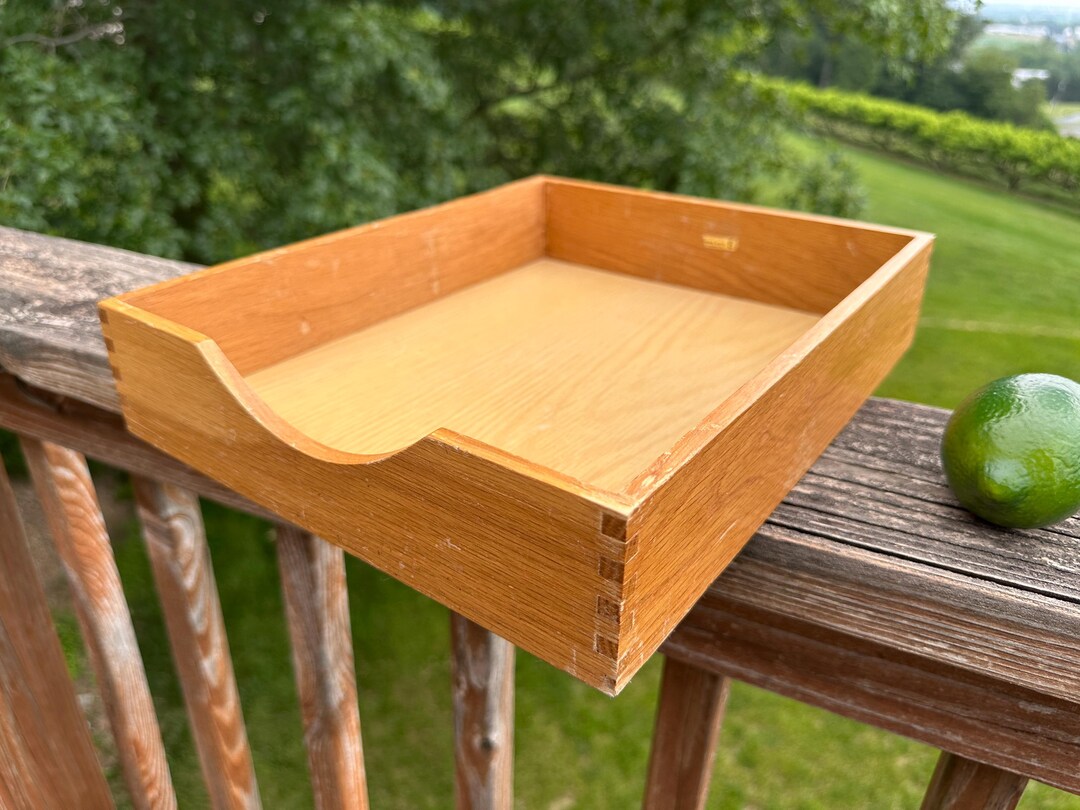 Vintage Paper Holder/tray/in-box/organizer by Stempel Mfg, Coleman TX ...