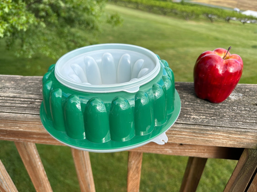 Vintage Tupperware Dark/hunter Green Gelatin or Ice Mold 1980s Hard to ...