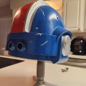 Warhammer 40K Space Marine Helmet- Fully Completed Wearable, Painted ...