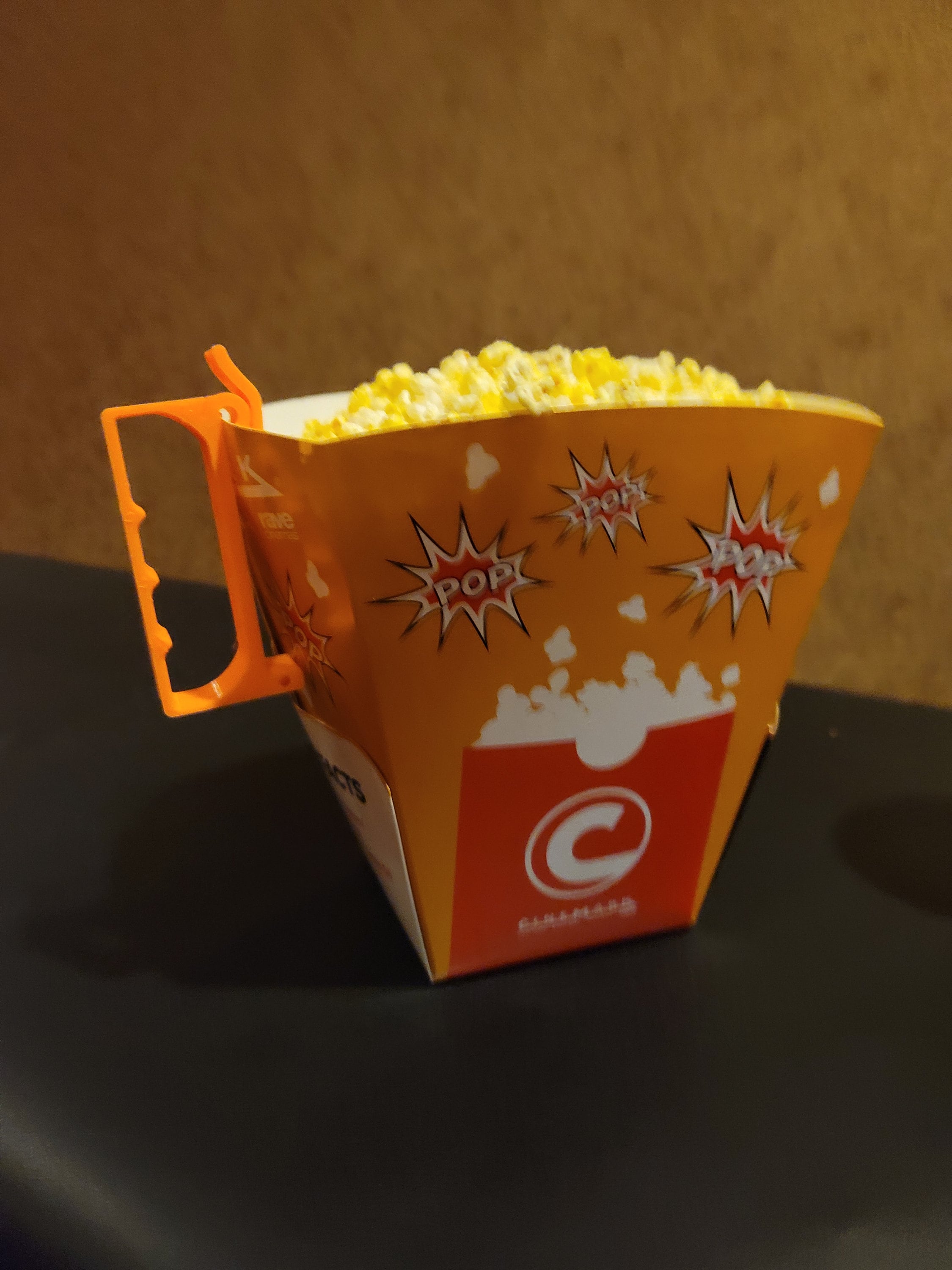 Popcorn Bucket Handle: Hands-free Movie Theater Snack Carrier - 2 or 4 ...