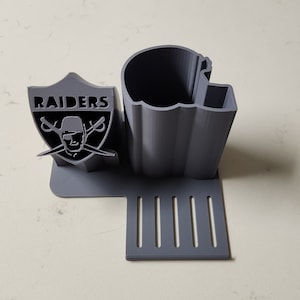 Las Vegas Raiders Pen and Phone Holder With Team Logo - Etsy
