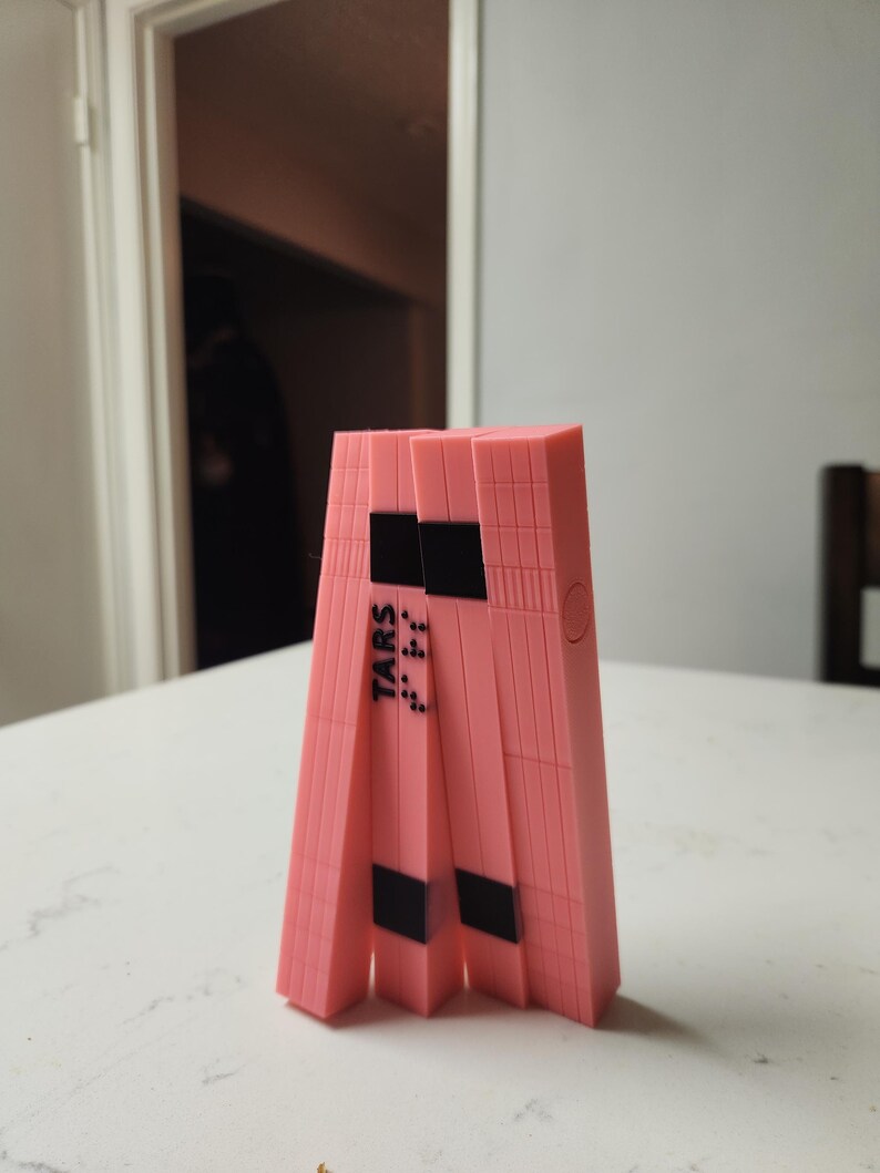 PINK TARS 3d Printed in Multicolor 3D From Interstellar 2014 - Etsy