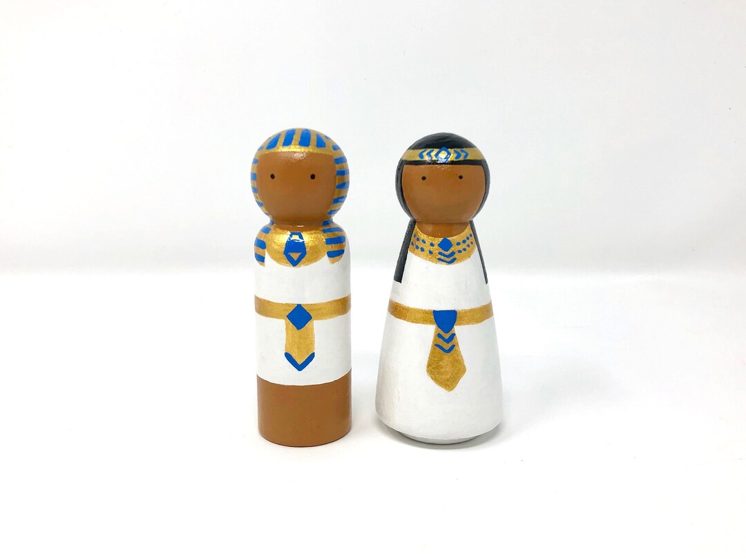 Ancient Egypt Peg Doll Set made to Order - Etsy