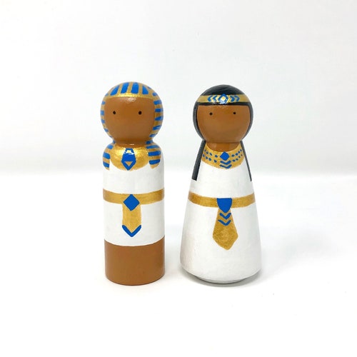 Ancient Egypt Peg Doll Set made to Order - Etsy