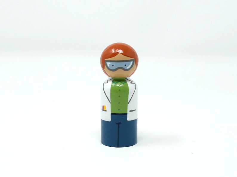 Scientist / Lab Worker / My Community / When I Grow up Peg Dolls (*made ...