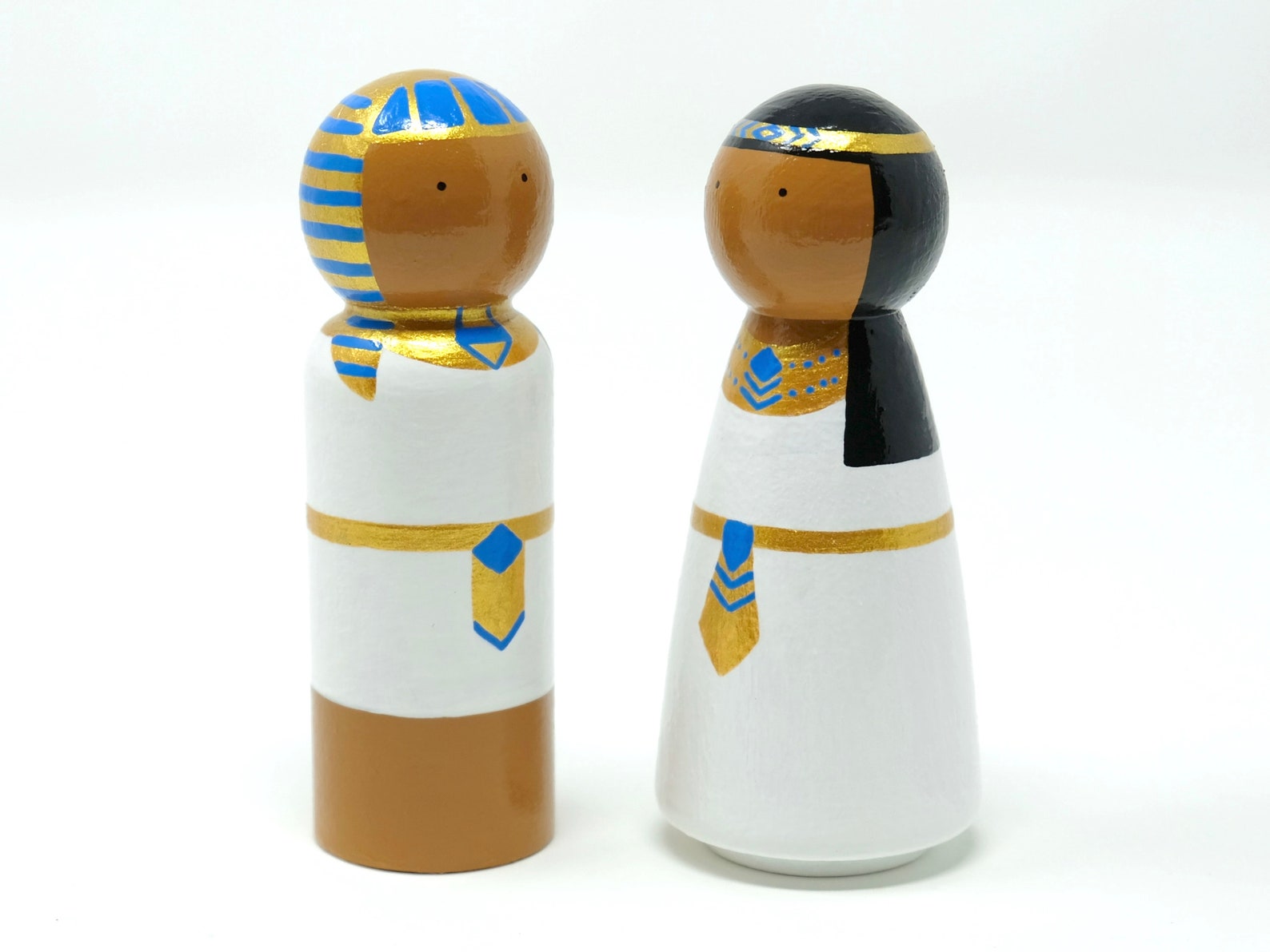 Ancient Egypt Peg Doll Set made to Order - Etsy