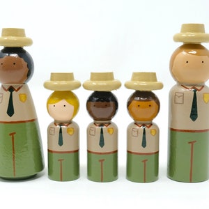 Park Ranger / Naturalist / Canoe / Campfire Dolls (*made to Order*) - Etsy
