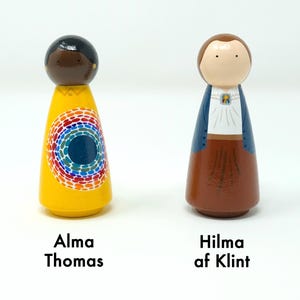 Famous Artists Peg Dolls (*made to Order*) - Etsy