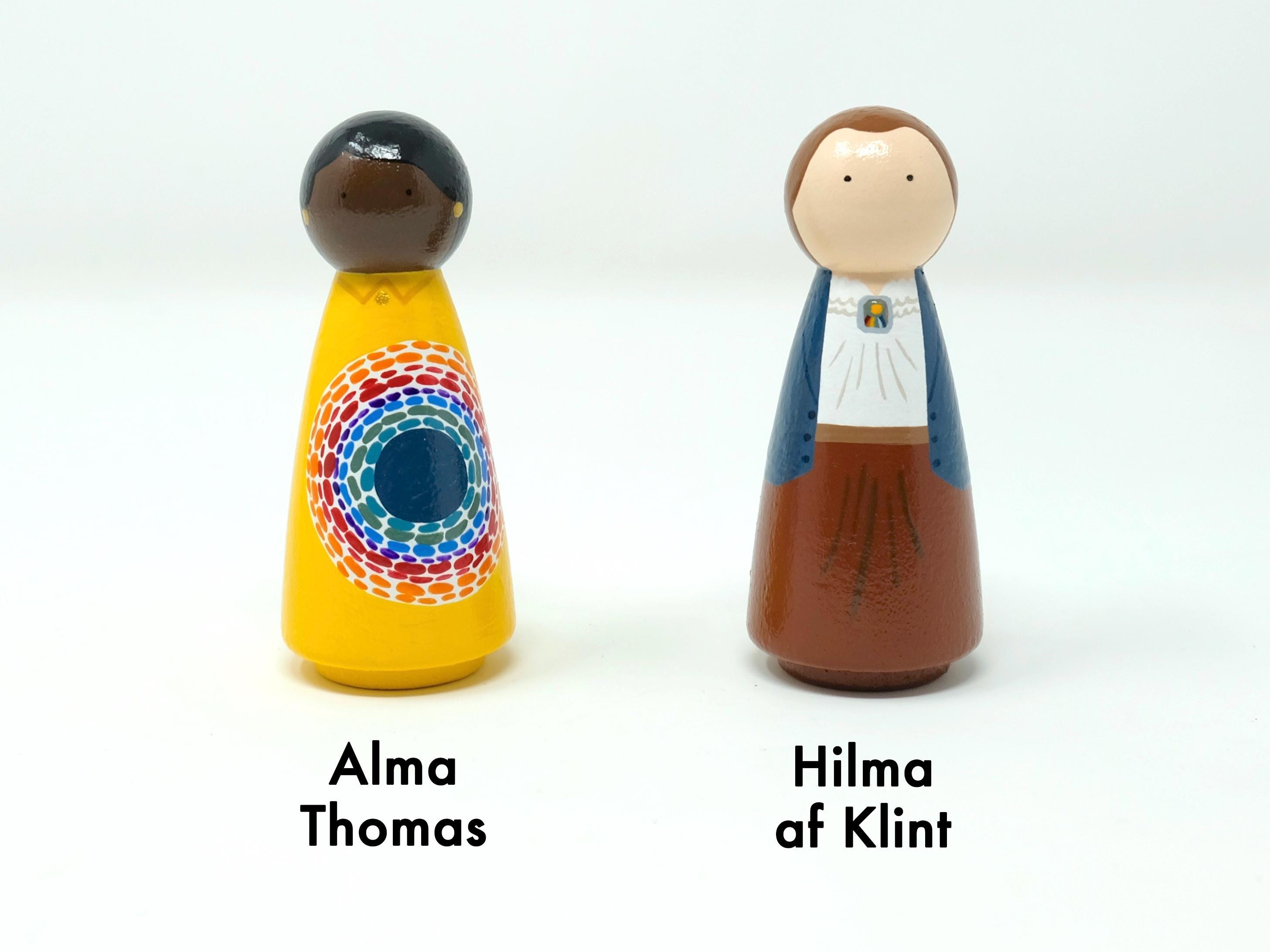 Famous Artists Peg Dolls (*made to Order*) - Etsy