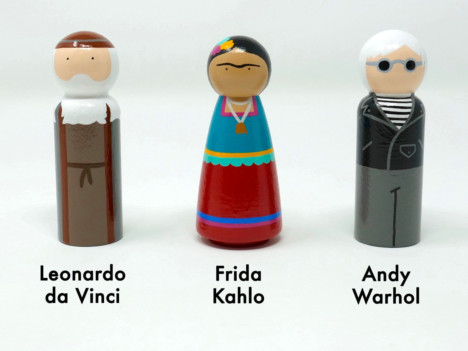 Famous Artists Peg Dolls (*made to Order*) - Etsy