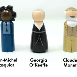 Famous Artists Peg Dolls (*made to Order*) - Etsy