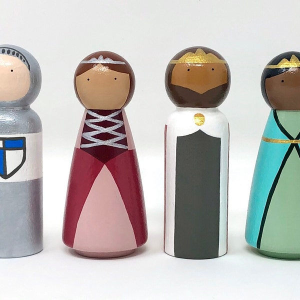 Princess Peg Doll - Etsy